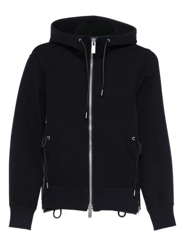 Sacai Cotton Zipped Hoodie - Multicolor