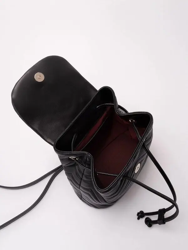 Gucci Gg Marmont Lambskin Backpack