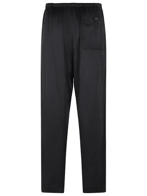 Dries Van Noten Penny Cotton Blend Pants - Black