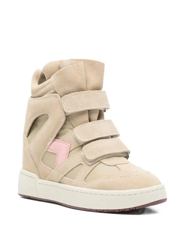 Isabel Marant Étoile Wedge Heel Sneakers - Multicolor