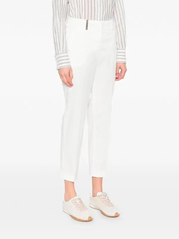 Peserico Cotton Trousers - Multicolor