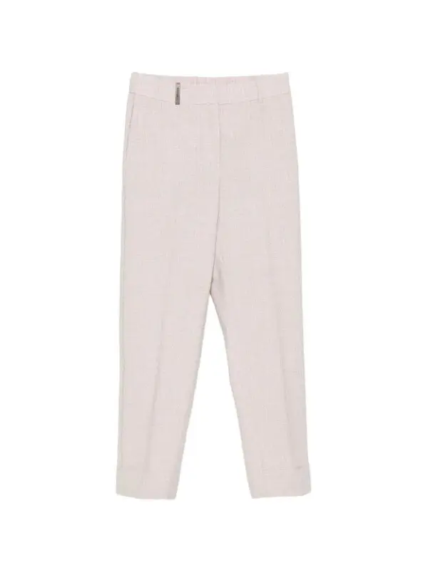 Peserico Cotton Trousers - Multicolor