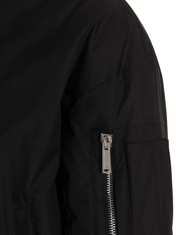 Dsquared2 D2 On The Wave" Padded Bomber Jacket - Black