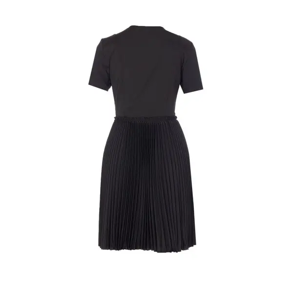 Burberry Wool Blend Kilt Dress With Buckle Detail