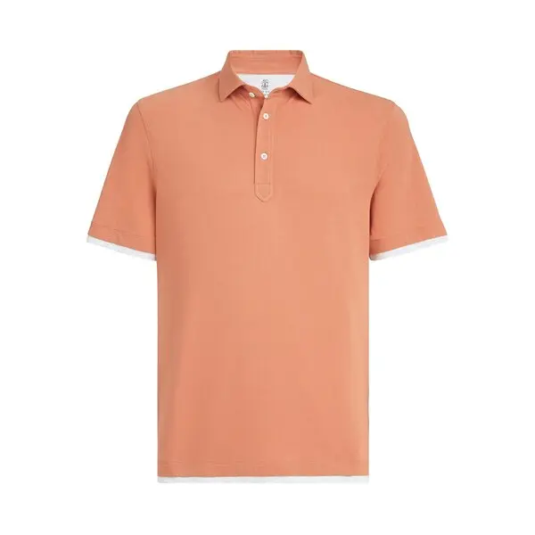 Brunello Cucinelli Polo Shirts - Orange