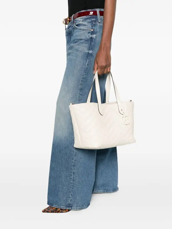 Gucci Gg Marmont Leather Tote Bag - Multicolor