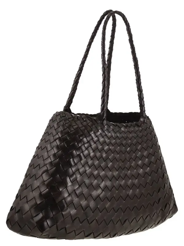 Dragon Diffusion Santa Croce Woven Leather Tote