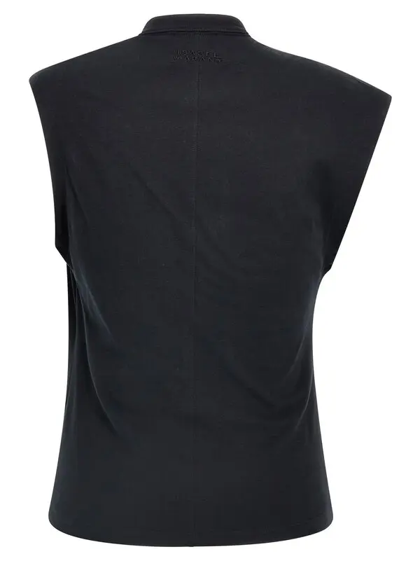Isabel Marant Étoile Nayda Knotted Cotton Top - Black