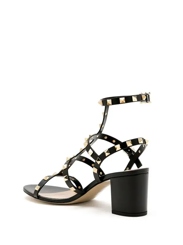 Valentino Garavani Rockstud Leather Sandals - Multicolor