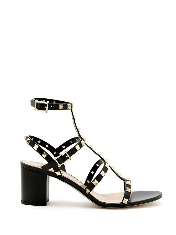 Valentino Garavani Rockstud Leather Sandals - Multicolor
