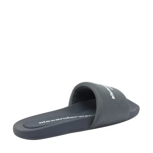 Alexander Wang Logo Slide Sandals