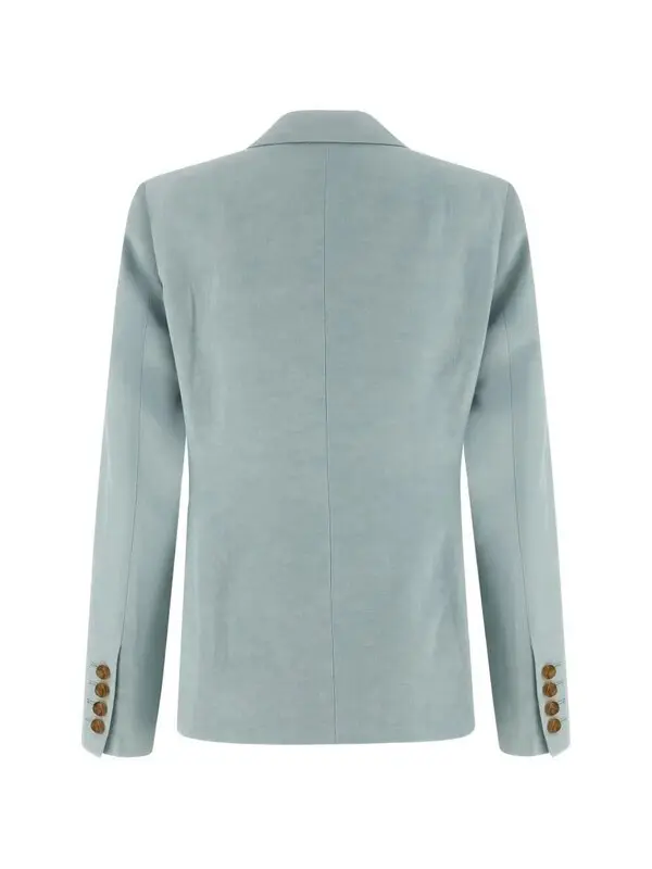 BLAZÉ MILANO Zenith Charmer` Double-breasted Silk Blazer - Multicolor