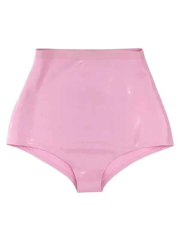 MAISON MARGIELA Latex High Waist Briefs - Pink