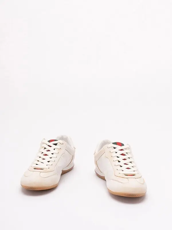 Gucci Calf Leather Lace-up Sneakers