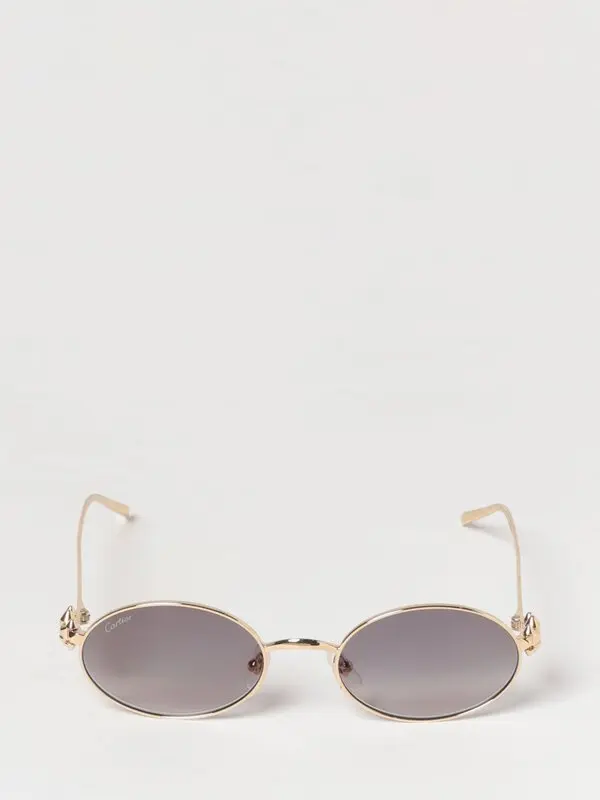 Cartier Oval Frame Sunglasses - Gray