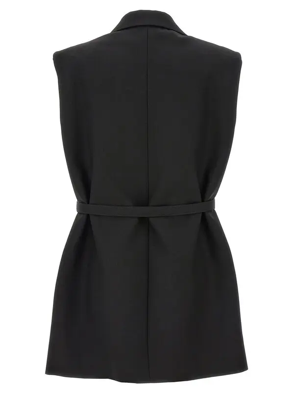 JIL SANDER Double-breasted Wool Vest