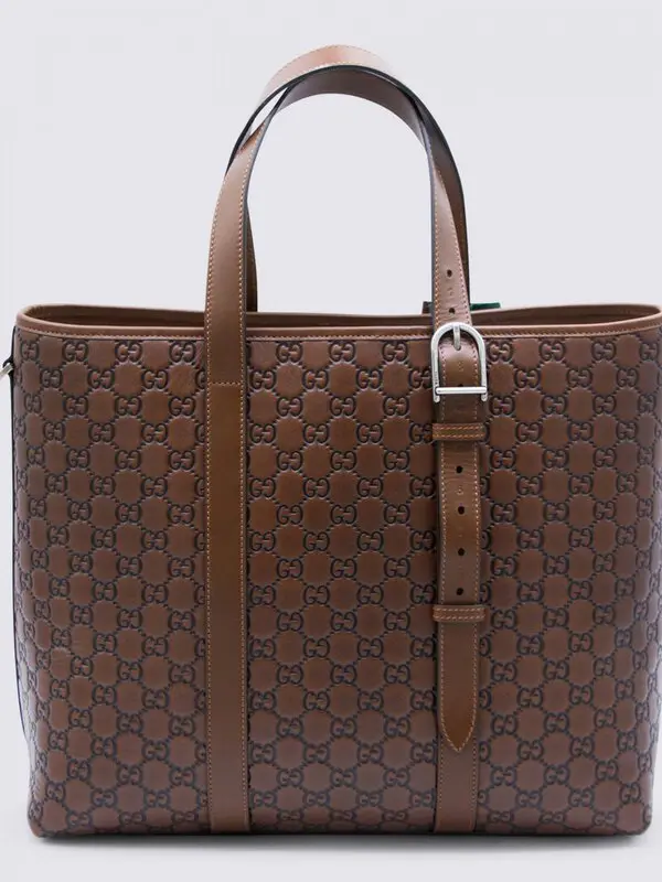 Gucci Embossed Calf Skin Shoulder Bag