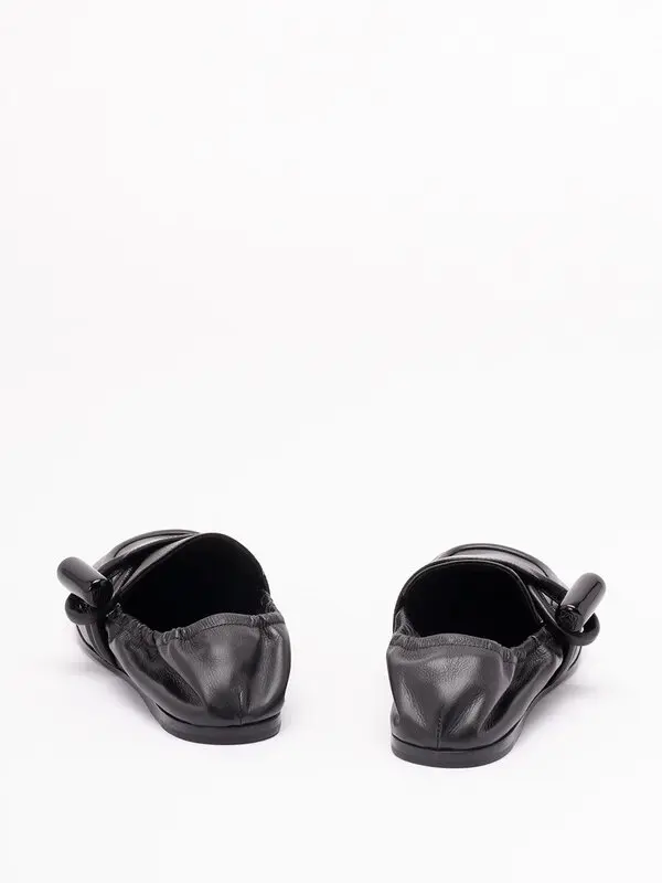 Loewe Calf Leather Toggle Loafers - Multicolor