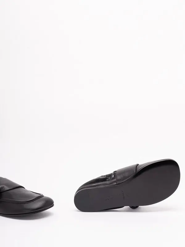 Loewe Calf Leather Toggle Loafers - Multicolor