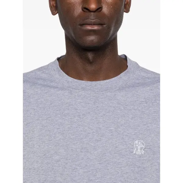 Brunello Cucinelli Grey T-shirts & Vests T-shirts