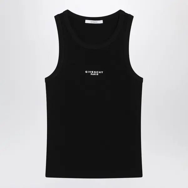 Givenchy Slim-cut Ribbed Tank Top With Logo