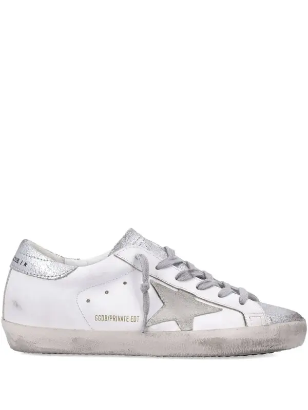 GOLDEN GOOSE Super-star Leather Sneakers - Multicolor