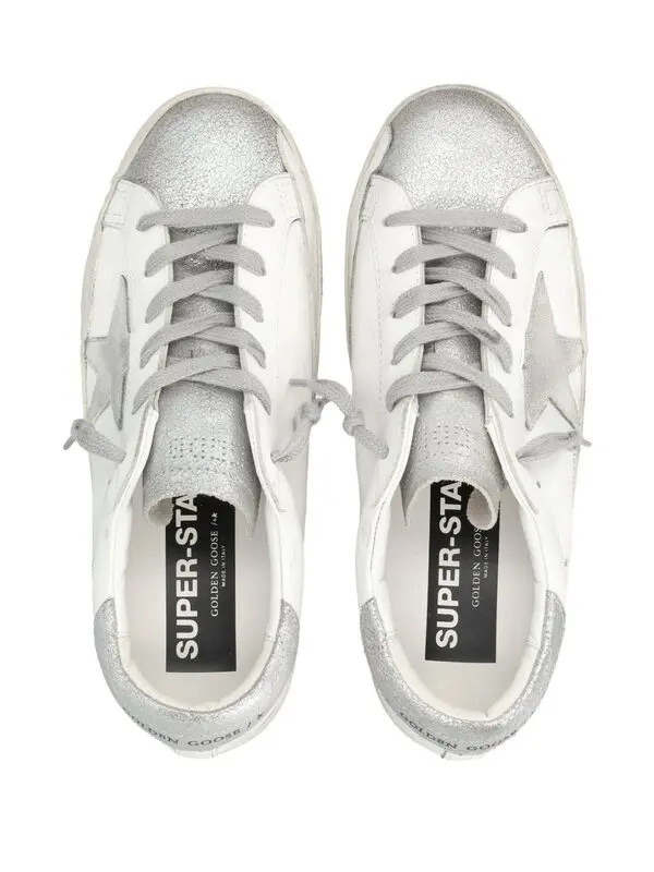 GOLDEN GOOSE Super-star Leather Sneakers - Multicolor