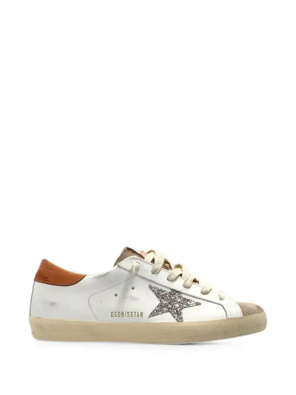 GOLDEN GOOSE Super-star Leather Sneakers - Multicolor