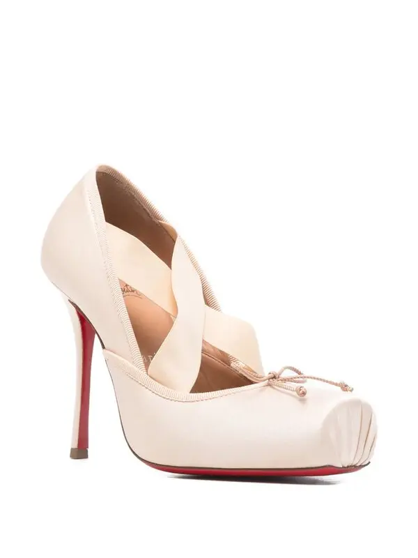 CHRISTIAN LOUBOUTIN Cassiastic Crepe Satin Pumps - Multicolor