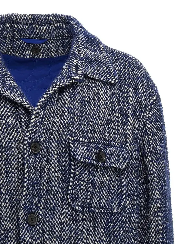 Etro Chevron Wool Blend Jacket