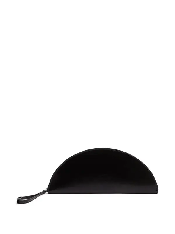 MAISON MARGIELA Halfmoon Leather Pouch - Black