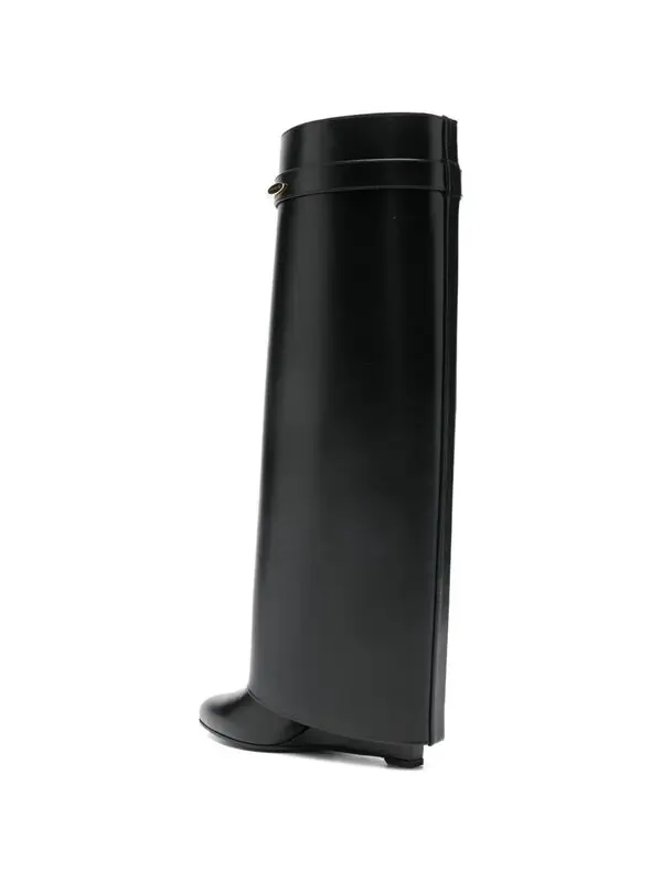 Givenchy Shark 90 Leather Boots - Black