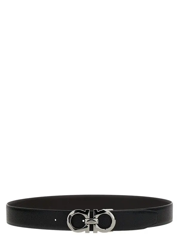 FERRAGAMO Gancini Reversible Belt - Multicolor