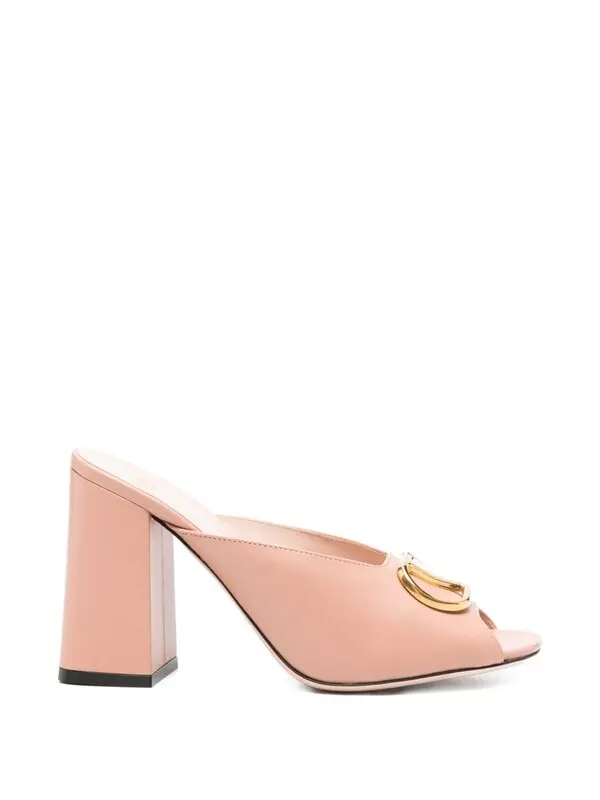 Valentino Garavani Vlogo Signature Leather Mules - Multicolor