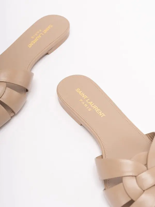 Saint Laurent Tribute Mules - Multicolor