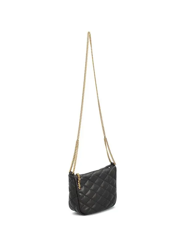 Saint Laurent Quilted Leather Mini Bag With Chain Strap