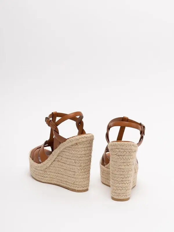 Saint Laurent Tribute Wedge Espadrilles