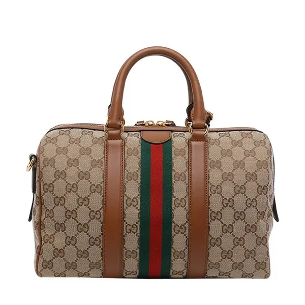 Gucci Ophidia Gg Supreme Boston Bag