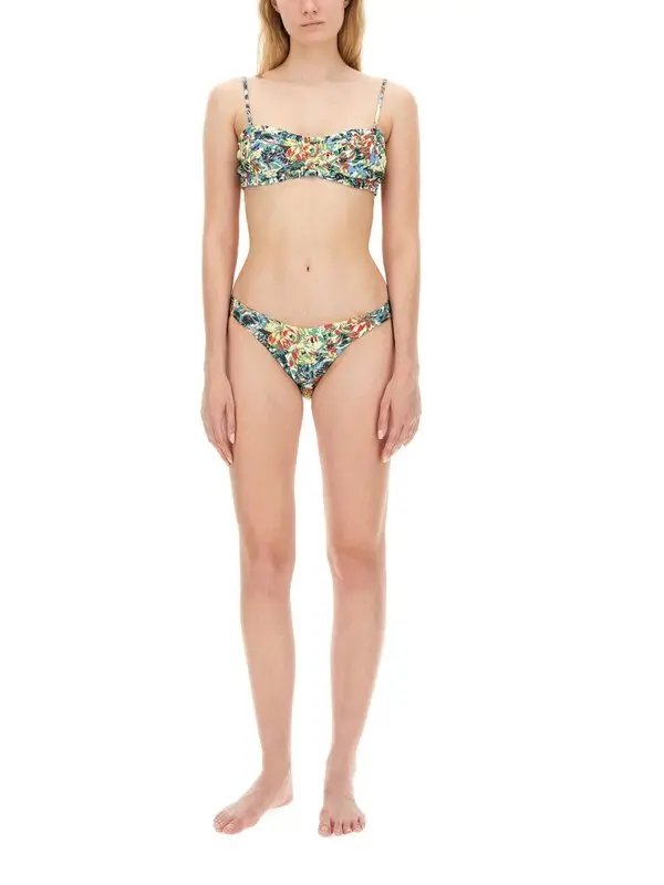 GANNI Printed Bikini Briefs - Multicolor