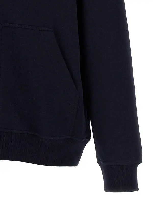 Brunello Cucinelli Full Zip Hoodie With Pockets - Blue