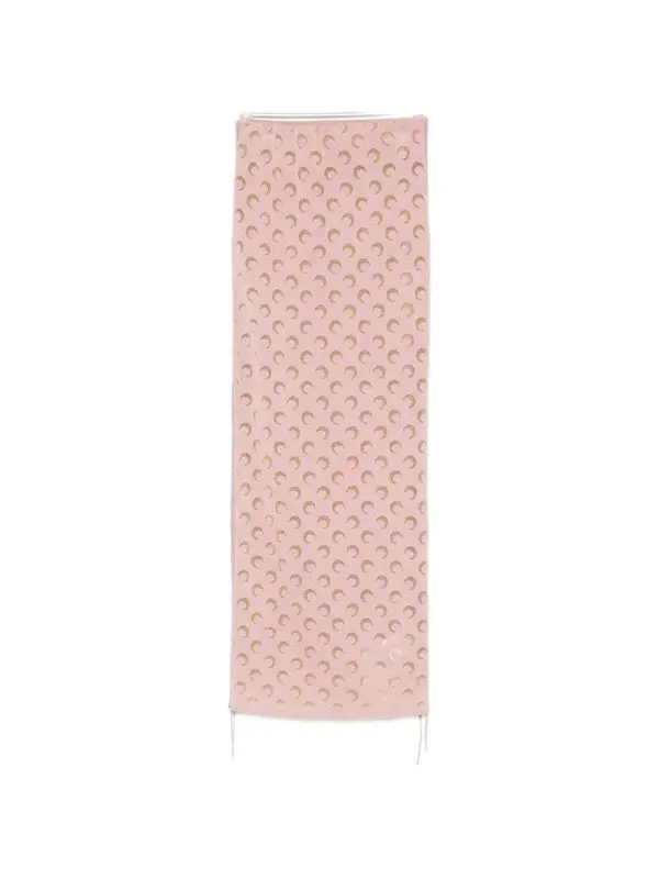 MARINE SERRE Moon Print Knitted Skirt - Multicolor