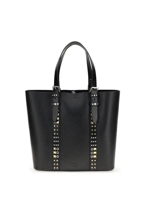 Valentino Garavani Rockstud Medium Tote Bag - Black