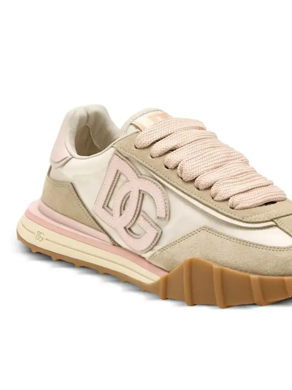 Dolce & Gabbana Dg Athletic Fabric And Suede Sneakers - Multicolor