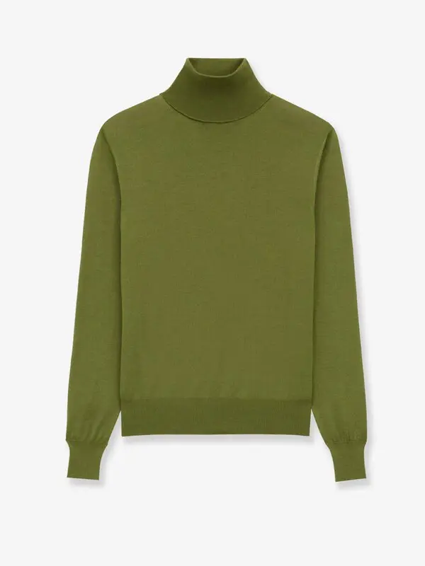 Saint Laurent Cashmere, Wool, And Silk Turtleneck Sweater - Multicolor