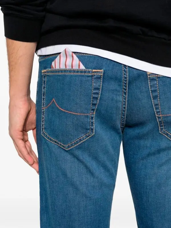 Jacob Cohen Nick Slim Fit 5-pocket Pants - Multicolor