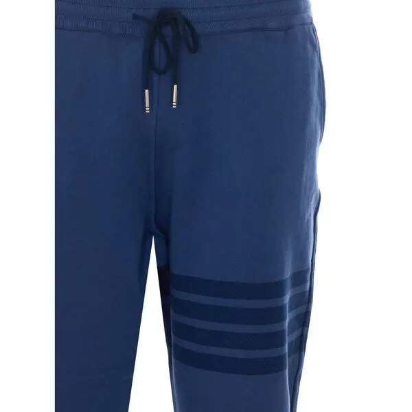 Thom Browne Overdyed Bar Sweatpants - Blue
