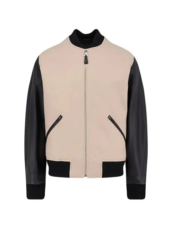 Givenchy Panelled Bomber Jacket - Multicolor