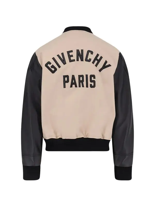 Givenchy Panelled Bomber Jacket - Multicolor