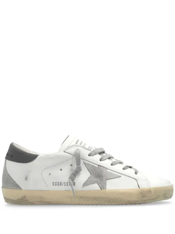 GOLDEN GOOSE Super-star Glitter Star Appliqué Sneakers - Multicolor
