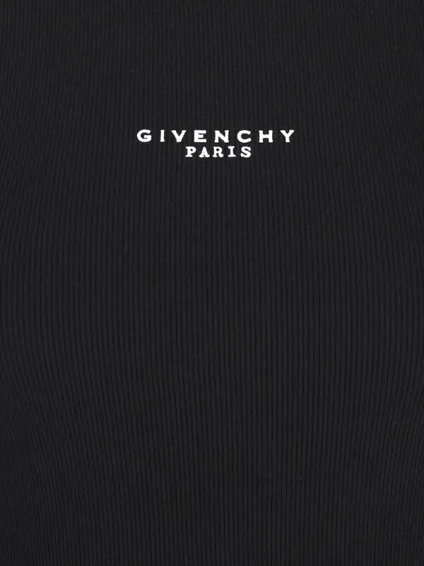 Givenchy Slim-fit Cotton Tank Top With Paris Print